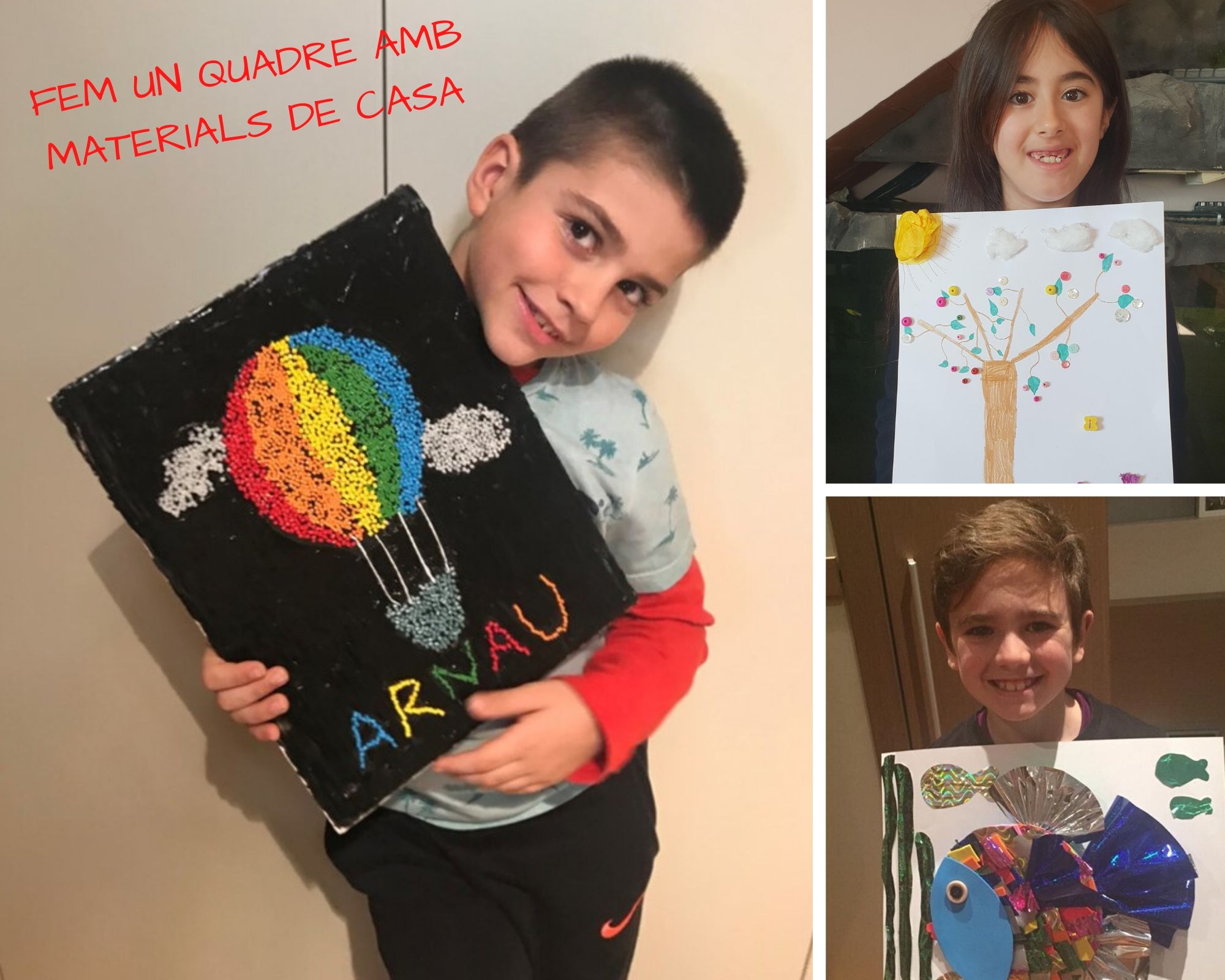 Fem un quadre amb materials de casa